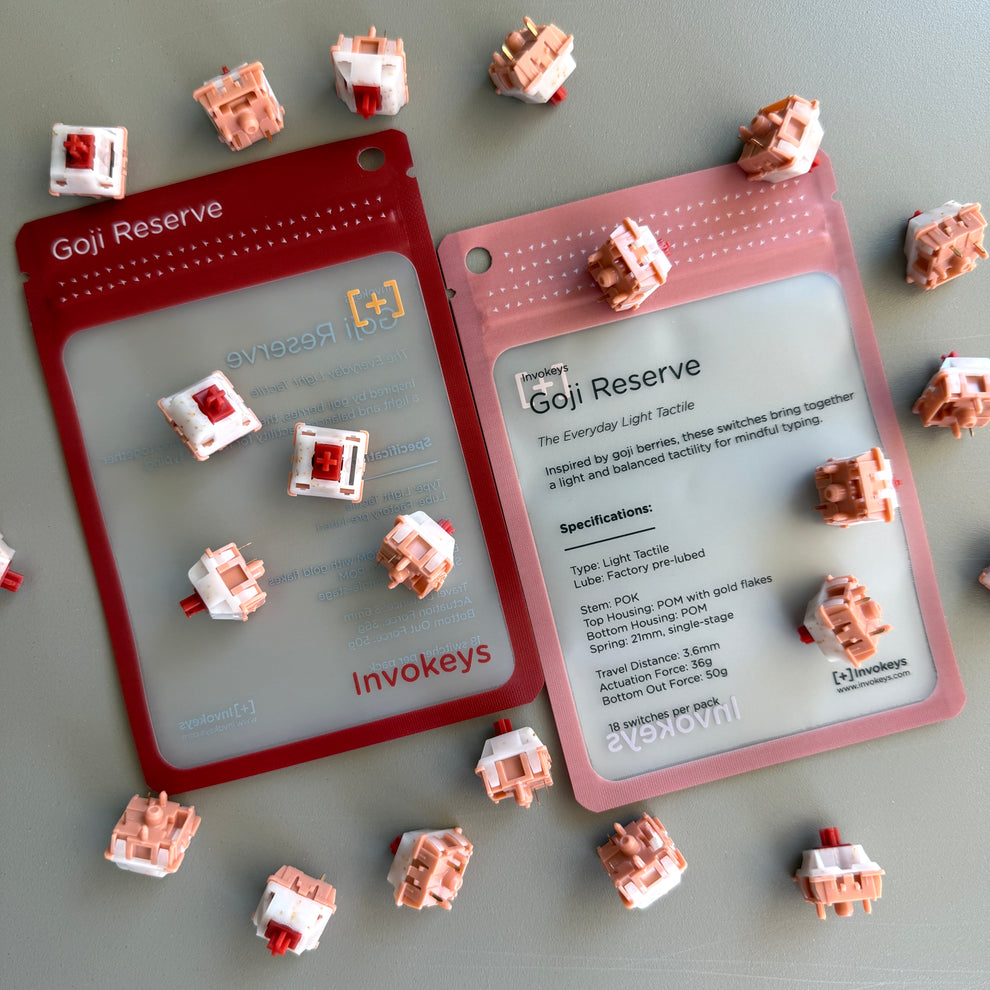 Goji Reserve - Light Tactile Switches – Invokeys LLC